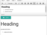 Javascript Rendering Html Edited By Tinymce Stack Overflow