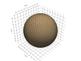 I Want To Make Evenly Distributed Sphere In Vtk Python Stack Overflow