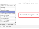 Login Async Upload Php Error Message Failed To Load Response Data