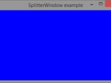 Python Wxpython Wxsplitterwindow Splitvertically Always Shows Uneven