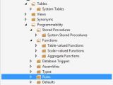 Sql Server Sqlserver Object Explorer Does Not Show Stored Procedures