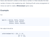 Python Minesweeper Matrix Manipulation Stack Overflow