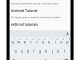 Search Up Button In Searchview Of Android Stack Overflow