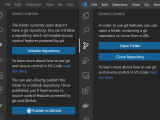 Git Vscode Github No Initalize Repository Button Stack Overflow
