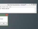 Vbscript Tutorial Hello World