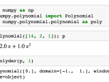 Python Polynomial Derivative In Numpy Stack Overflow