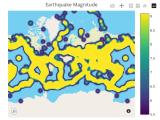 Javascript Plotlyjs Mapbox Density Heatmap Color Inconsistencies
