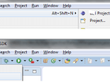 Add Item Above Project In Eclipse Project Explorer Contextmenu