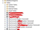 Sql Server Databases Tables Exist But Are Not Visible Stack Overflow