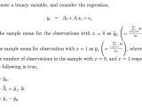 Econometrics Binary Variable Regression Cross Validated