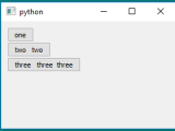 Python Pyqt5 Equivalent To A Wpf Stackpanel Stack Overflow