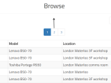 Html How To Move Bootstrap Pagination In Line With Buttons Stack