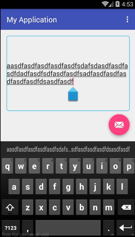 Android Scroll Container Can T See Edittext When Focused Stack Overflow - Professional Retina Dark Images | Free Download