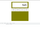 Calculator Javascript Gives Nan Error On The Page But Variable Is