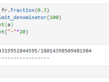 Python Fractions Module Use Limit Denominator Issue Or Not Stack