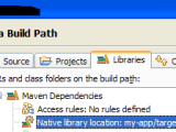 Maven How Can I Set The Java Library Path Used By Eclipse From A Pom
