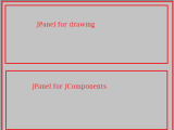 Java How To Add A Drawing Paint Method And Another Panel With