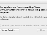 Macos Java Web Start Permission Problems Stack Overflow