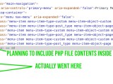 Include A Php File Inside An Array Wordpress Development Stack Exchange