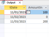 Ms Access Calculating Between Rows In A Table Stack Overflow