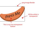Css Html Png Image As Button Shape Stack Overflow