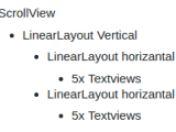 Android Linear Layout Add Scrollview In Programmatically Stack Overflow