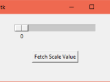 Python How To Remove Scale Value From Tkinter Scale Widget Display