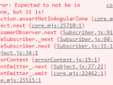 Typescript Angular Error Expected To Not Be In Angular Zone But It