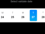 How To Display Calendar View In A Single Row In Android Stack Overflow