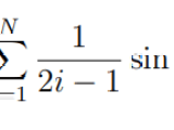 Harmonic Function Square Wave Fourier Series In Python Using Nested