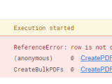 Google Sheets Create Pdf Error Script Message Referenceerror Row