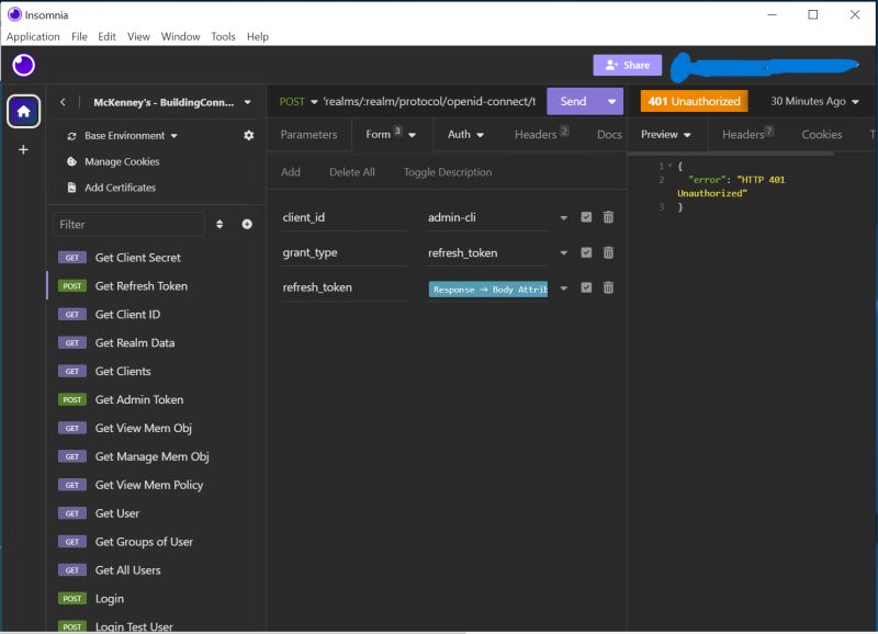 Http Status Code 401 Keycloak Api Getting Updated Access Token Using - Mobile Mountain Illustrations for Desktop