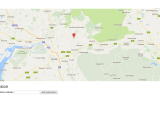 Javascript Google Maps Infowindow Form Content Appearing Below Map