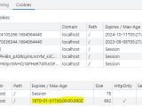 Http Why Don T All Set Cookie Headers Appear In The Cookies Tab In