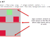 Css How Does Flex Wrap Work With Align Self Align Items And Align