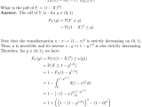 Probability Why Does Strictly Decreasing Or Strictly Increasing