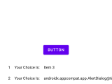 Android Adding A Single Choice Alert Dialog Into A Recycler View