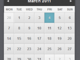 Css Custom Styling Jquery Ui S Datepicker Stack Overflow