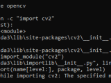 Python Dll Load Failed While Importing Cv2 The Specified Module