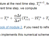 Python Finite Difference Schemes For 1d Heat Equation How To Express
