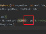 Java Cannot Resolve Putextra Under Bitmap Android Studio Stack Overflow