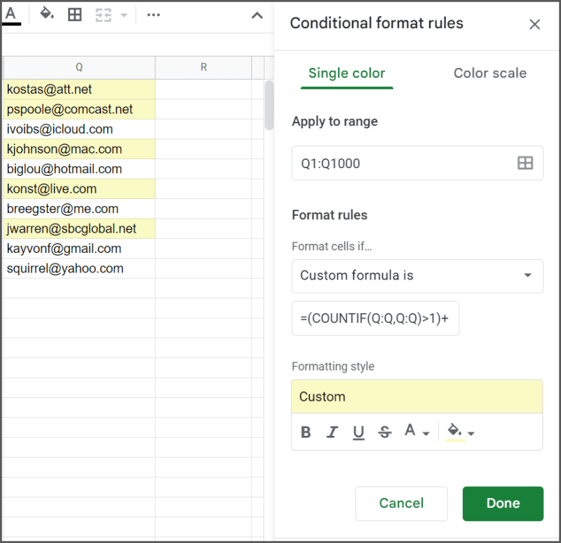 Formulas Highlighting Duplicate Emails Across Multiple Google Sheet - Premium City Texture Gallery - Full HD