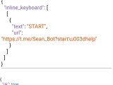 Javascript Start Telegram Bot Via Inline Keyboard Stack Overflow