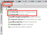 Android Difference Between Build Gradle Project And Build Gradle