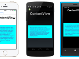 Xamarin Forms Tutorial Contentview