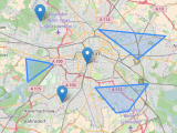 Javascript Convert Geojson Polygon To Point Before Rendering In