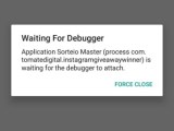 Android Waiting For Debugger Without Be On Debug Mode Stack Overflow