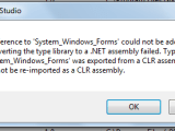 Error Using System Windows Forms