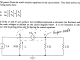 Nodal Analysis With Dependent Voltage Source Electrical Engineering
