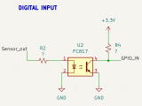 Isolated Digital Input To Microcontroller Using Optocoupler